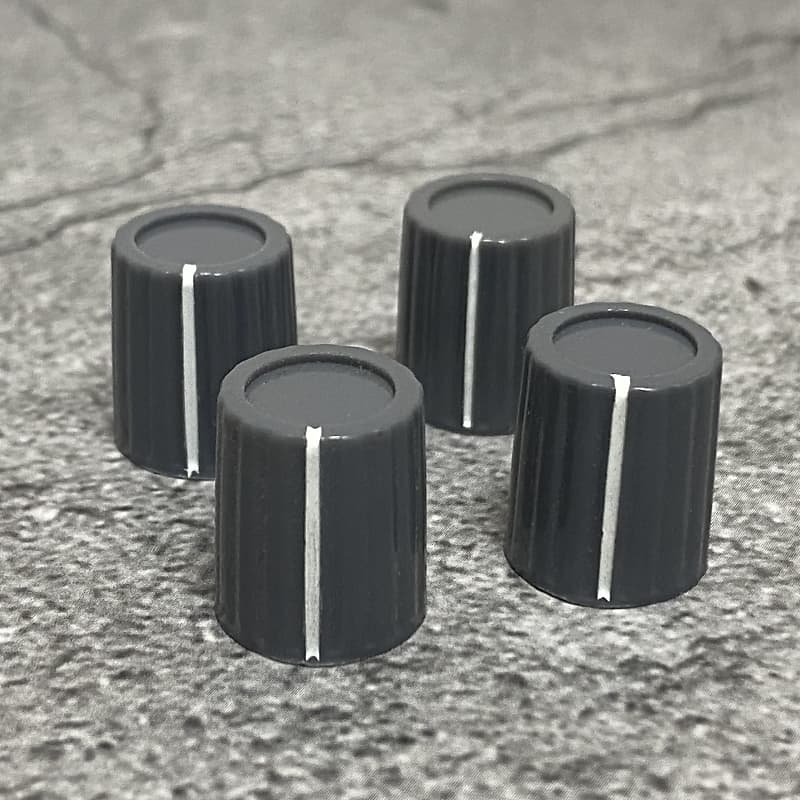 4x Small Grey Gray Marconi Neve API Vintage Style Knobs | Reverb