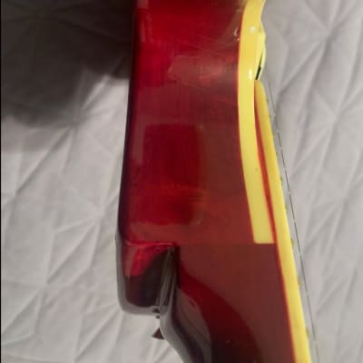 Samick Mini Les Paul - 1980's, Made in Korea, Transparent Red | Reverb