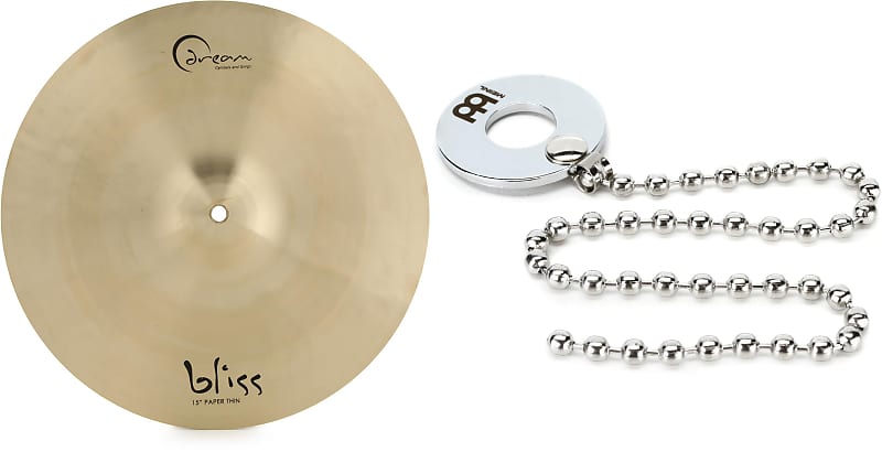 Dream Bliss Paper Thin Crash Cymbal - 15-inch Bundle with | Reverb