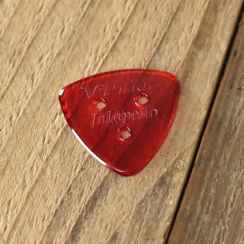 V-Picks Jalapeno 1.5mm Ruby Red Guitar Pick - Single | Reverb