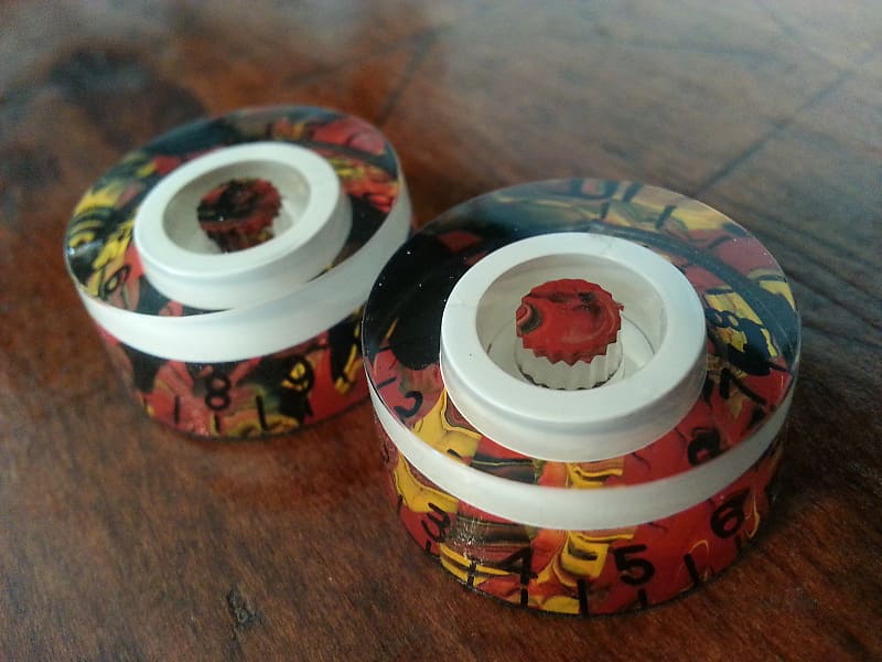 JAT CUSTOM GUITAR PARTS Speed Knobs Tortoise Shell Swirl | Reverb