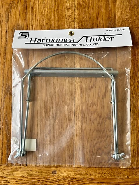 Suzuki Harmonica Holder - Silver - Made in Japan Harmonica | Reverb UK