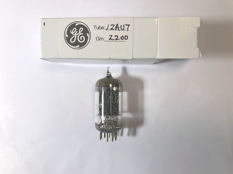 GE Vintage NOS 12AU7 Preamp Tubes 1960s (5) Pcs | Reverb