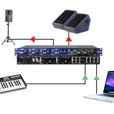 Radial KL-8 Rackmount Keyboard Mixer | Reverb