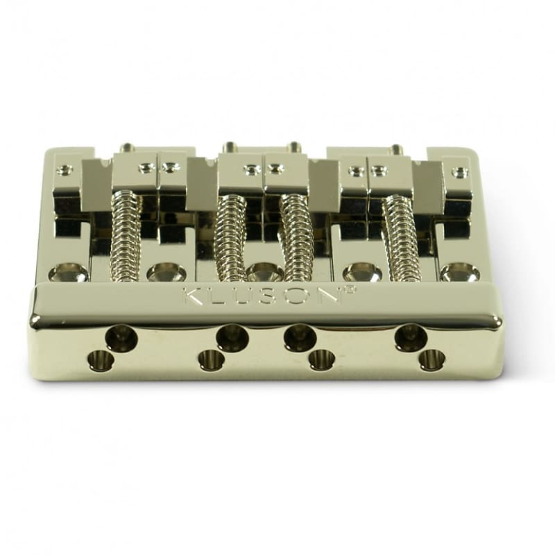 Kluson High Mass 4 String Bass Bridge Zinc Nickel | Reverb