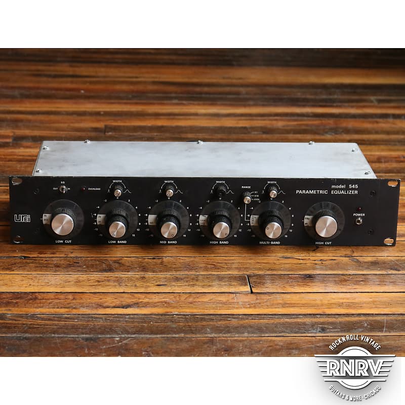 Urei Model 545 Parametric Equalizer EQ - Vintage Black | Reverb
