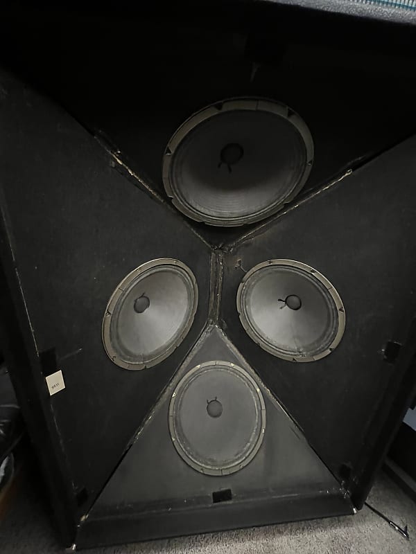 4x Fender Bassman 12“ speaker original 1976 silverface bass | Reverb