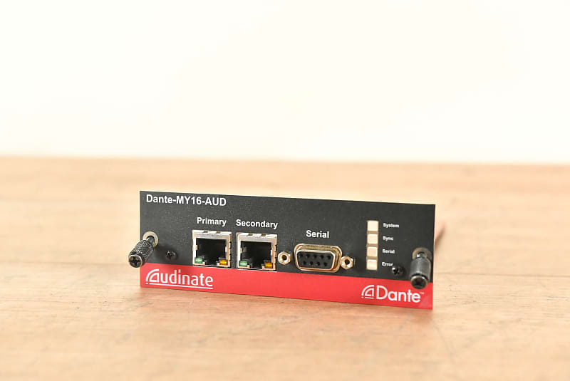 Audinate Dante-MY16-AUD 16-Channel Dante Network I/O Card | Reverb