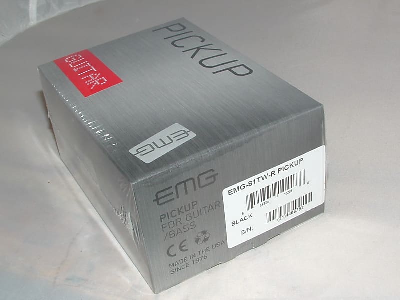 EMG 81TW-R Active Humbucker (Black) New with Warranty | Reverb
