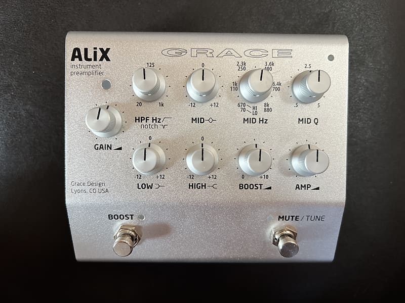 Grace Design ALiX Instrument Preamplifier 2022 -Silver | Reverb