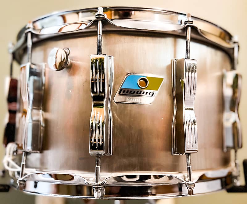 Ludwig Coliseum 1970’s - Custom Raw Chrome Over Maple | Reverb