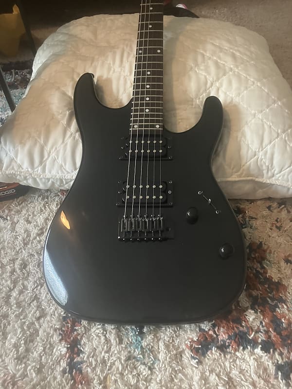 Dean Black electric guitar | Reverb