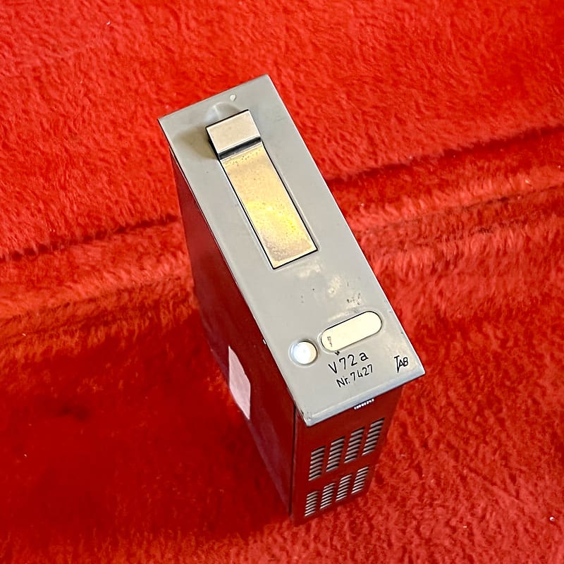Telefunken V72a tube microphone preamplifier 1960 - Siemens | Reverb