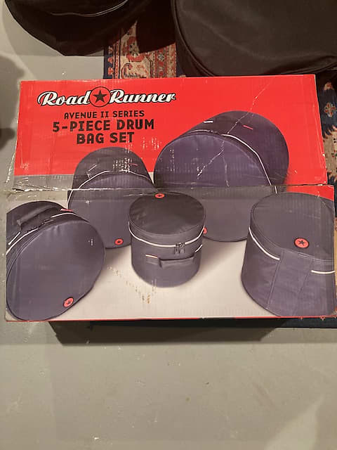 ROAD RUNNER AVENUE 5 PIECE DRUM CASES | Reverb