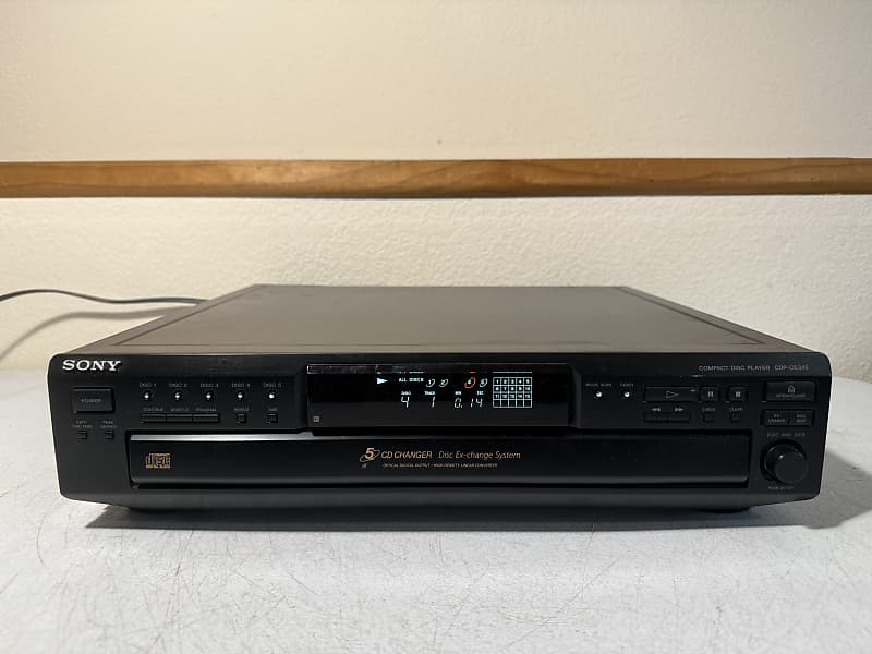 Sony CDP-CE345 CD Changer 5 Compact Disc Player Vintage HiFi | Reverb