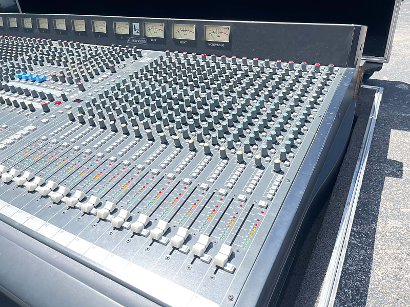 Soundcraft K2 48 Channel Mixer w/Case & Mixer Cover | Reverb