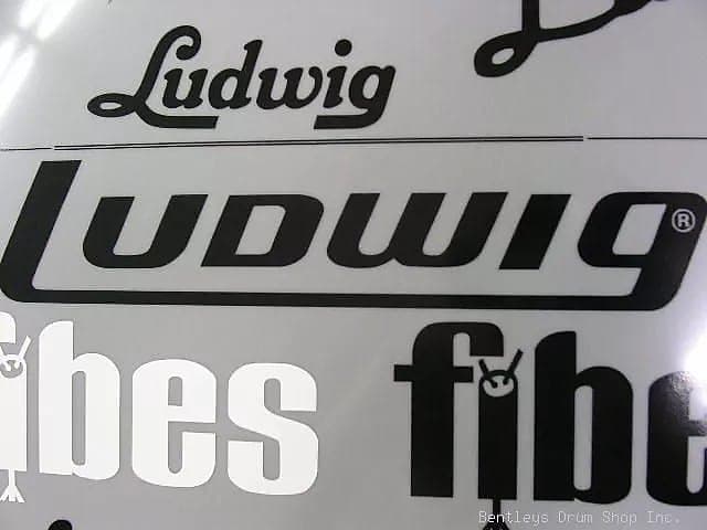 Late 70's/80's Ludwig Black Logo Sticker/Decal (Hi Quality 3M | Reverb