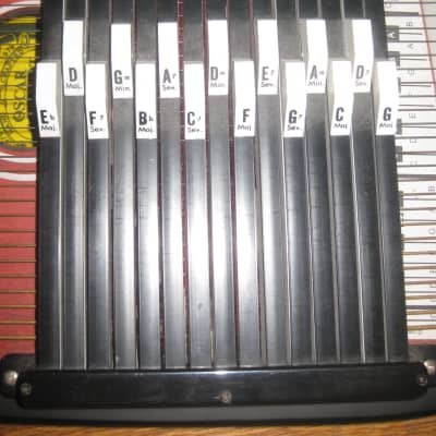 Chromaharp Autoharp 15 Chord Bars and Holders Complete | Reverb