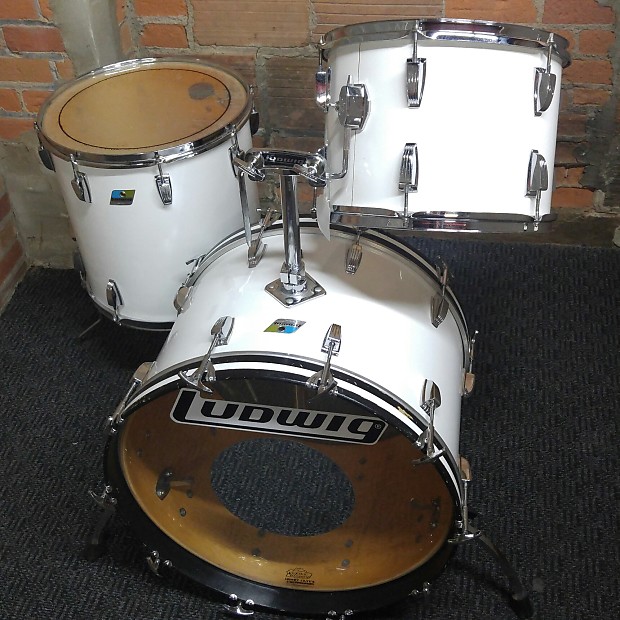 70's Ludwig Classic White Cortex | Reverb