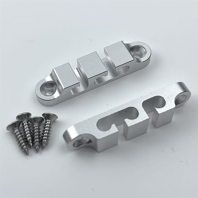 2 PCS Aircraft Aluminum Hipshot Bass 3 String Retainer String | Reverb