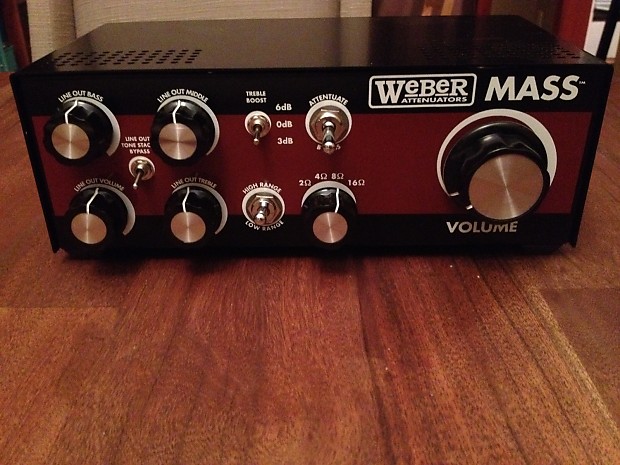 Weber Mass 100 Watt Attenuator 2015 Black/Red | Reverb