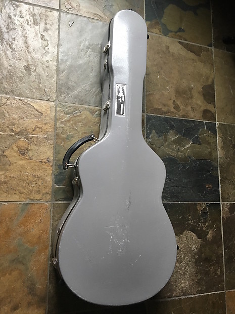 Calton OM Size Guitar Case Gray | Reverb