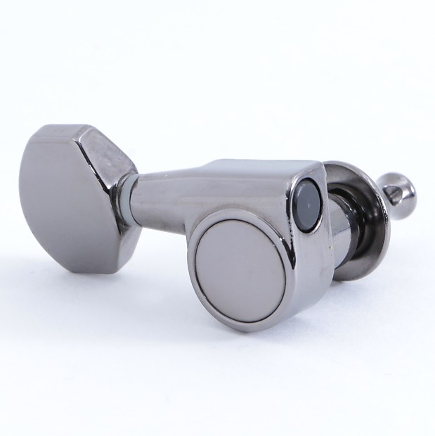 (6) Ibanez Reverse Right Handed Tuning Pegs Cosmo Black | Reverb