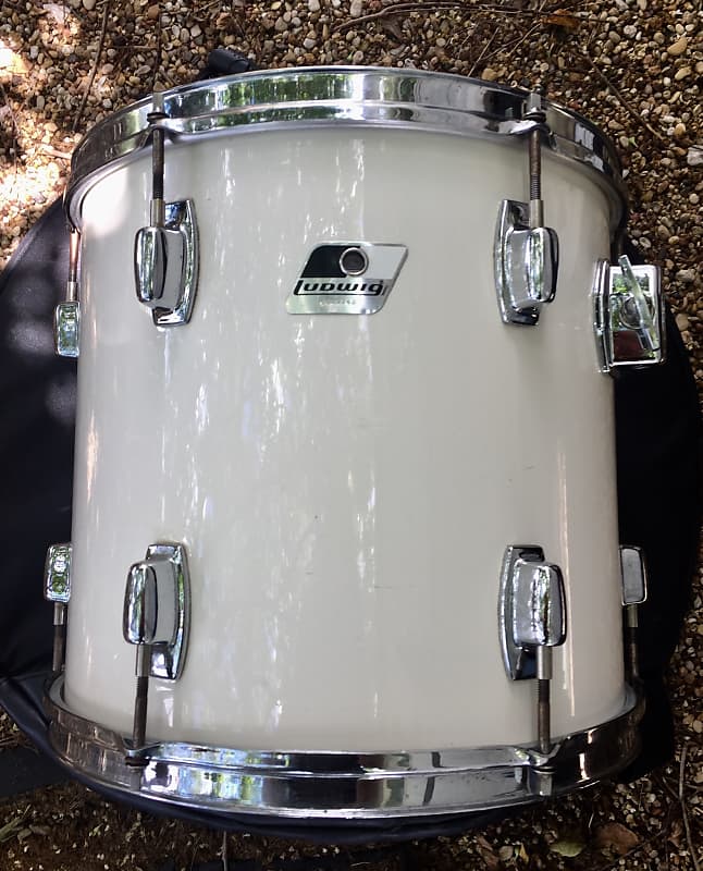 Ludwig Rocker USA 13” Tom Gloss White | Reverb
