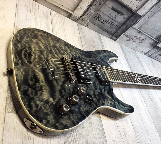 Schecter C-1 Exotic Star Diamond Series 2007 Rare Snow | Reverb