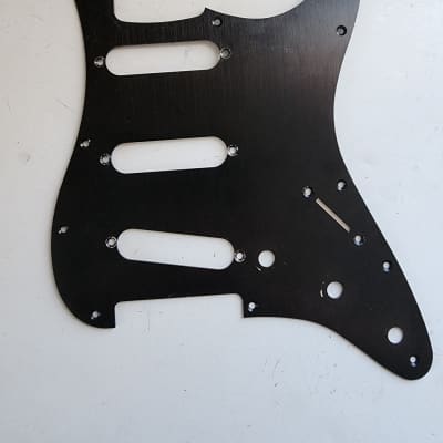 Fender Stratocaster Black Anodized Pickguard | Reverb