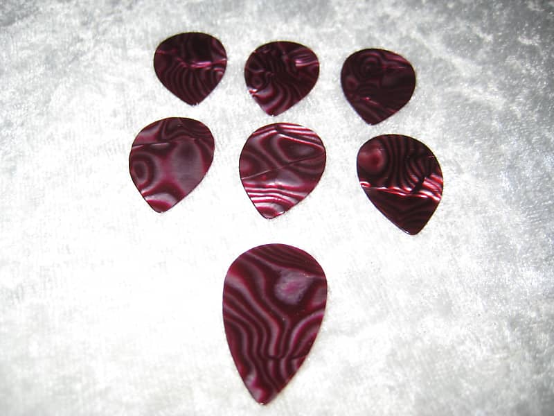 No Name 7 Mandolin or Guitar Picks Vintage Japan from 1960's | Reverb