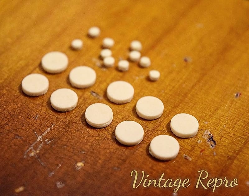 1959-1964 "Clay Dots" Pre-Cbs Reproduction Inlay Dots | Reverb