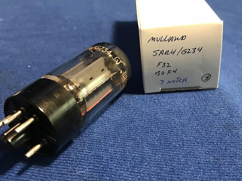 Mullard 5AR4/GZ34 For RCA 7 Notch Great Britain Audio | Reverb