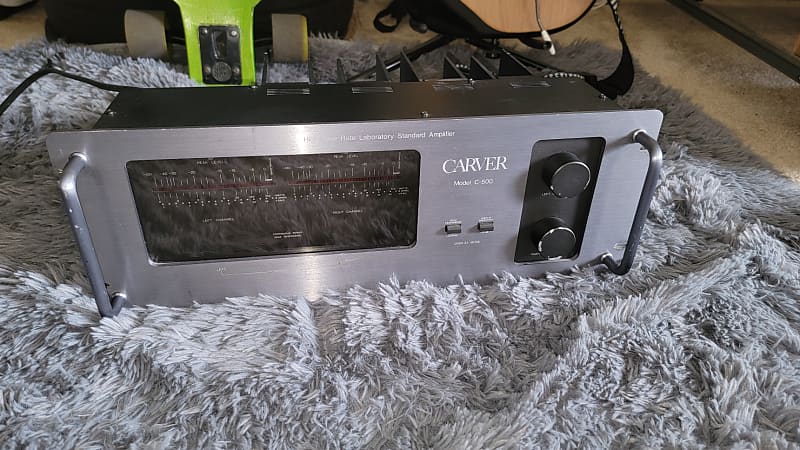 Carver C-500 1974 Brushed Aluminum | Reverb