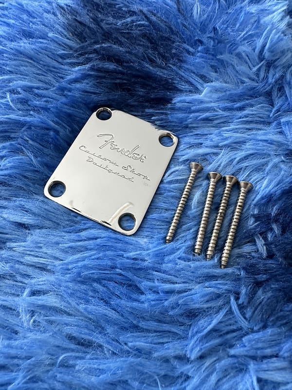 Genuine Fender Custom Shop Designed Strat / Tele Neck Plate | Reverb