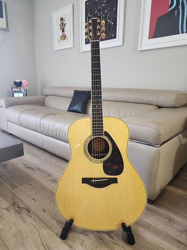 Yamaha LL6 ARE Original Jumbo Natural Rosewood Back/Sides | Reverb