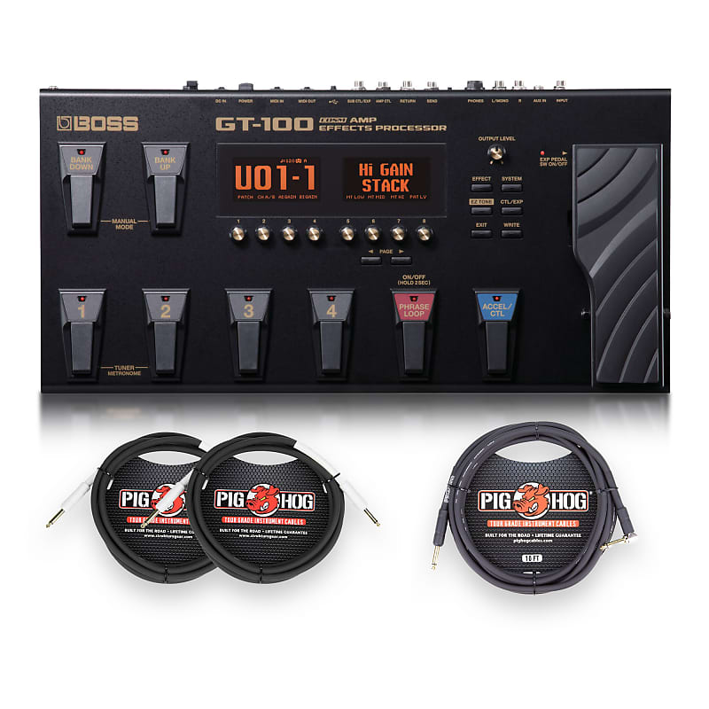 BOSS GT-100 Guitar Multi-Effects Pedal - Versatile Effects | Reverb