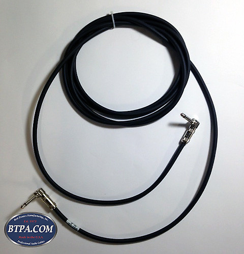 Best-Tronics Right Angle 12' Guitar Cable | Reverb UK