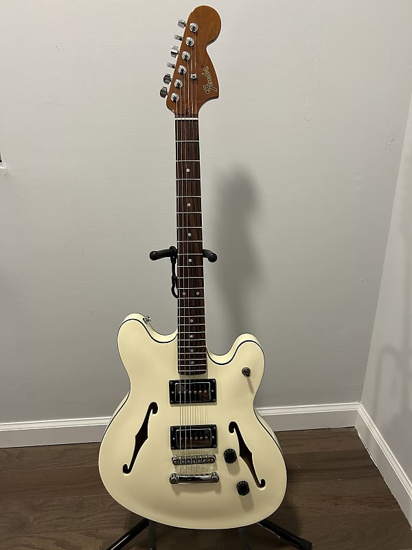 Starcaster Partscaster - Olympic White with hard case | Reverb