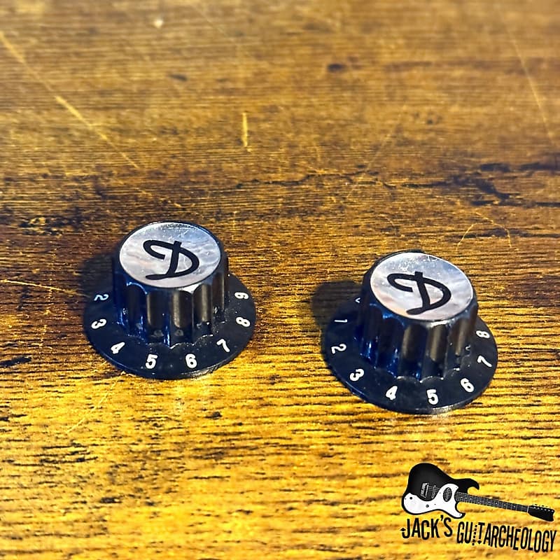 Set Of DeArmond Guitar Knobs (1990s - Black) | Reverb UK