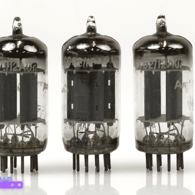 3 Matched & Ready Amperex 12AU7 ECC82 Vintage Tube Set | Reverb
