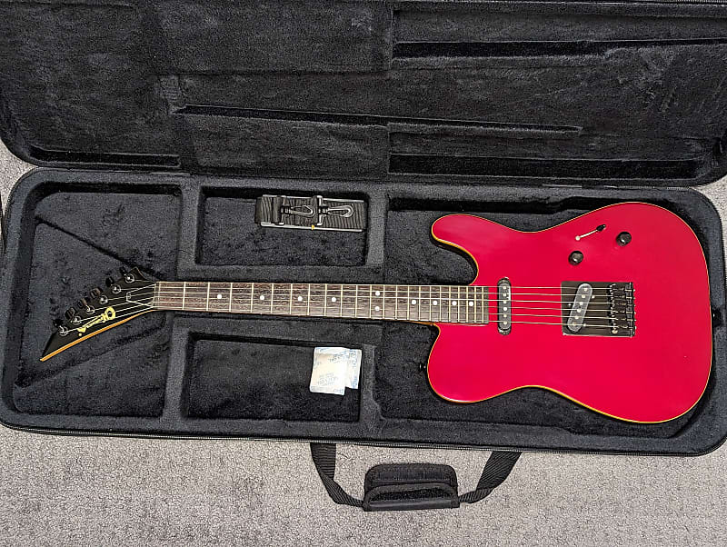 Charvel Model 7 telecaster 1989 MIJ - Red | Reverb Deutschland