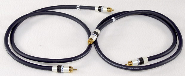 Monster IDL 100 Datalink Interlink Digital SPDIF cable PAIR | Reverb