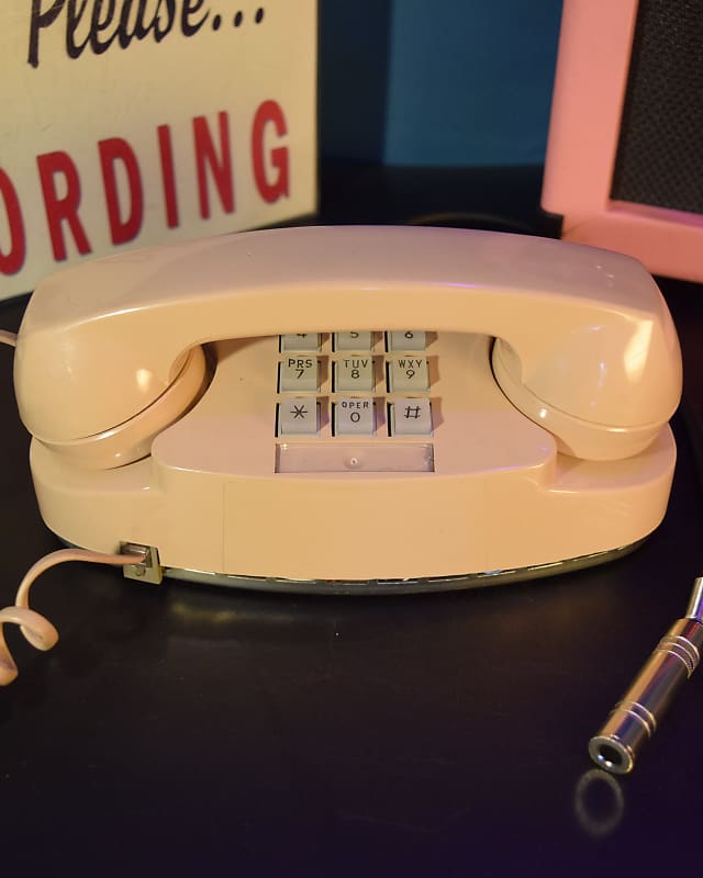 Telephone Microphone - Beige Western Electric Bell Princess | Reverb