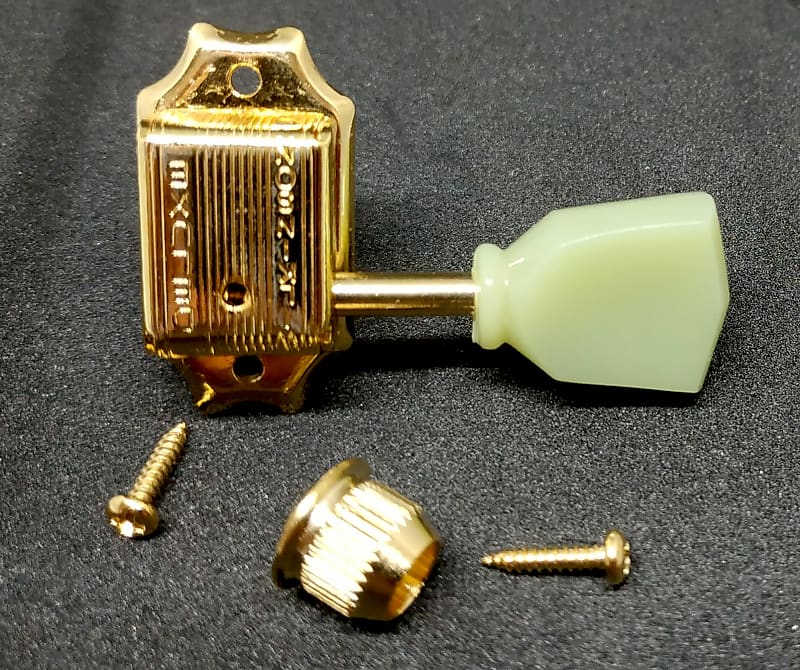 1 Gold Wilkinson, kluson style Machine head, Keystone button, | Reverb