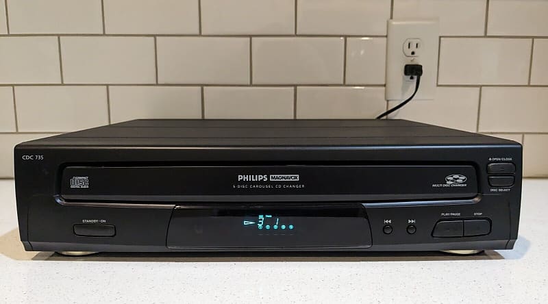 Philips Magnavox CDC 735 Five Disc CD Changer-1998-No | Reverb