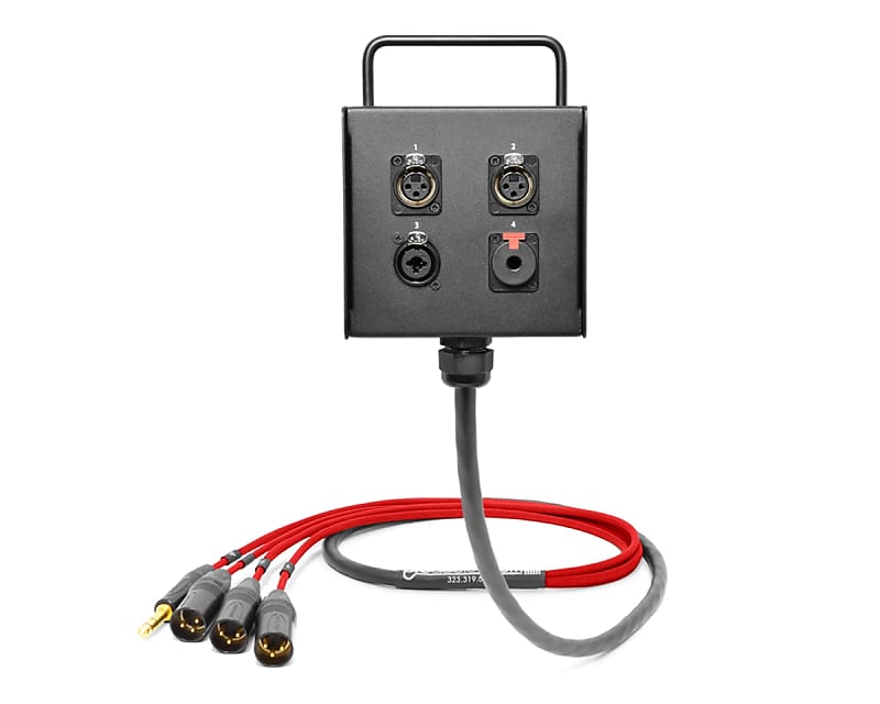 4-Channel Studio Wall Box / Stage Box | Mogami 2931 & Neutrik | Reverb