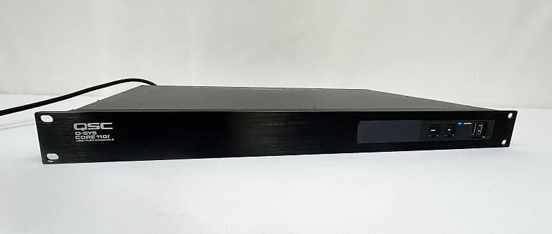 QSC Q-SYS Core 110F USB/Flex Channel Digital Signal Audio | Reverb