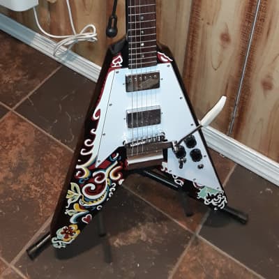 FireFly FFVX Jimi Hendrix Love Drops Tribute Flying V | Reverb