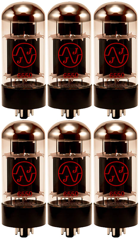 JJ Electronic 6550 Matched Sextet | Reverb